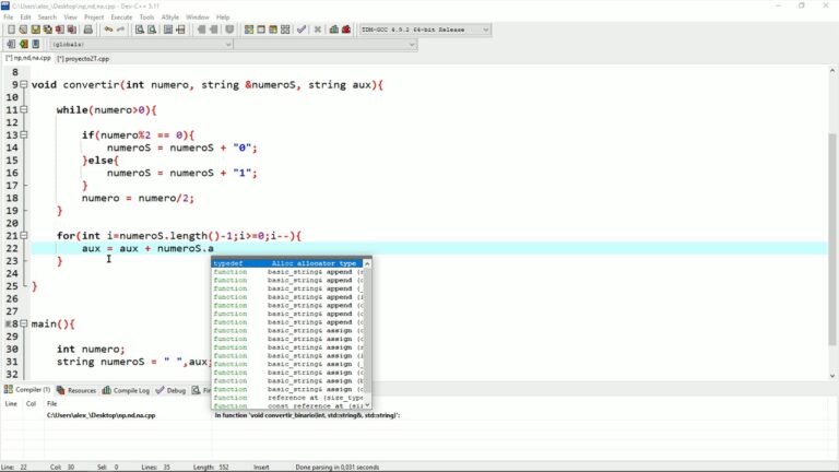 Convertir de Decimal a Binario en C++: una guía paso a paso