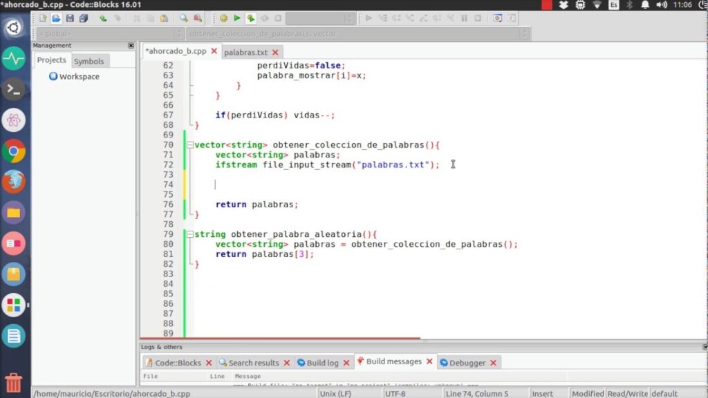 Generador de Palabras Aleatorias en C++